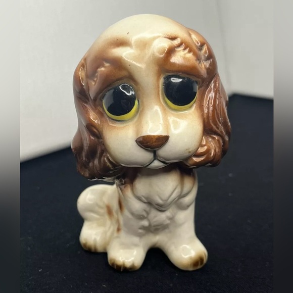 Lefton | Accents | Vintage Lefton 4 Sad Eyes Cocker Spaniel Dog Puppy ...